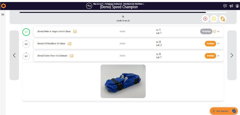 Arbeitsanweisung App WORKFLEX | KRIEG WORKFLEX