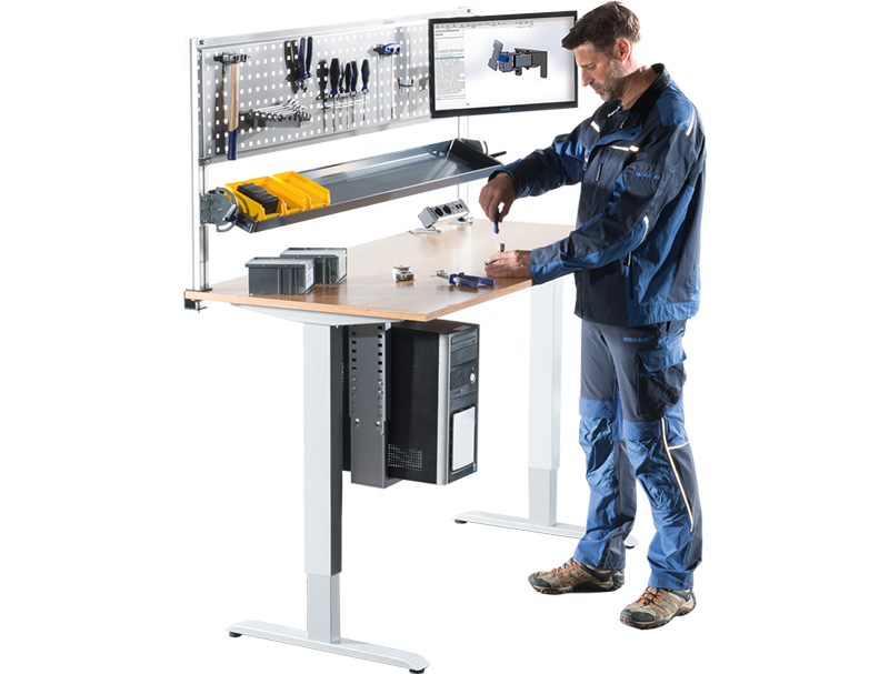 Ergonomischer Arbeitstisch E-LINE | KRIEG WORKFLEX